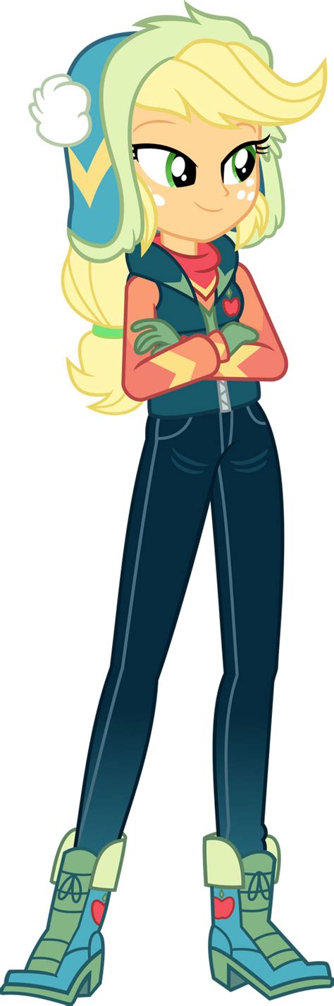 Applejack Eg Winter Outfit By Mr Breadman On Deviantart