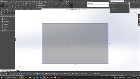 Solidworks How To Split A Sketch Into Equal Segment Grabcad Questions