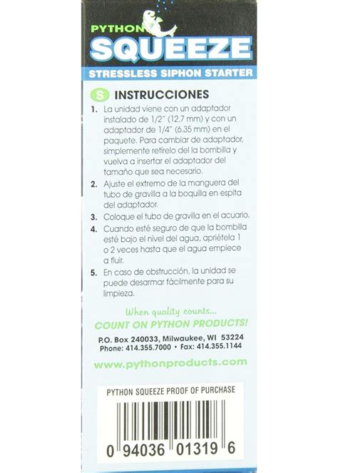 Python Siphon Squeeze Start The Hidden Reef Inc