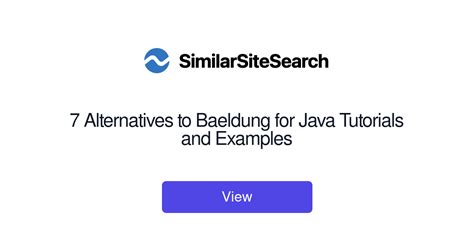 7 Alternatives To Baeldung For Java Tutorials And Examples