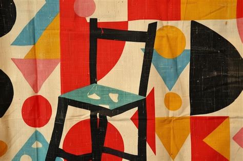 Geometric Mid Century Modern Shaped Neutral Patterns Premium Ai