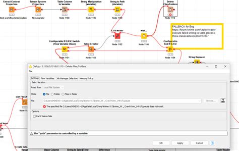 Delete Files Folder Disabled Fail Option Still Triggers Inactive Branch Feedback Ideas