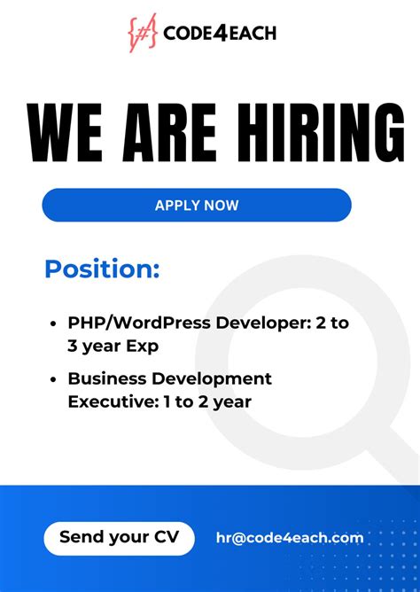 Code4each On Linkedin Resume Contact Hiring Php Wordpress Bde