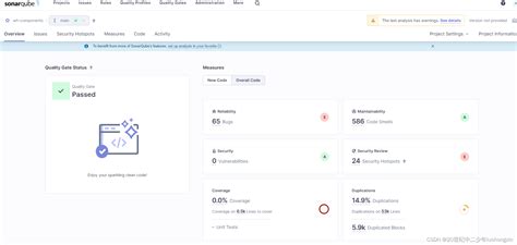 前端项目使用 sonarqube 代码扫描检测 2024 前端代码扫描工具 csdn博客