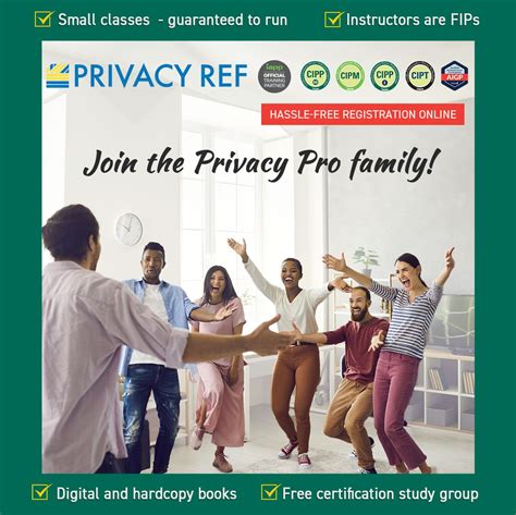Privacy Consulting On Linkedin Privacy Training Cipp Cipm Cipt Aigp Iapp Privacypros