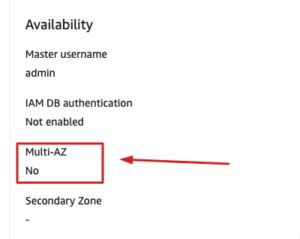 Amazon RDS Multi AZ Instances Deployment NOps