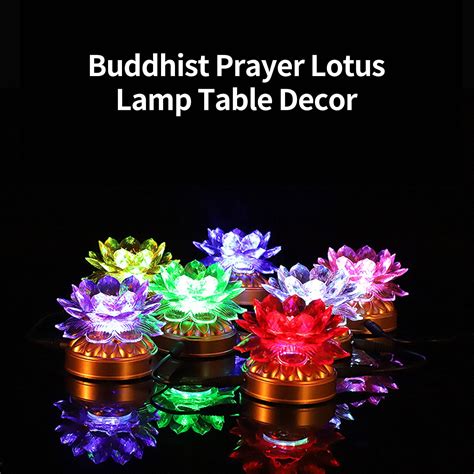 Pink Season Colorful Lotus Lamp Creative Shape Vibrant Color Battery Operated Flicker Free