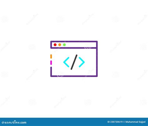 Code Coding Logo Design Set Vector Collection CartoonDealer