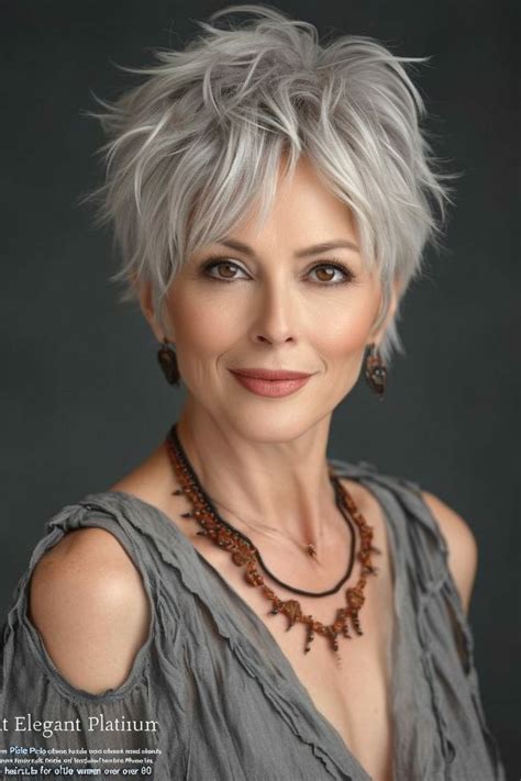 Pin By Yolanda Salazar On Short Hair Short Silver Hair Funky Short