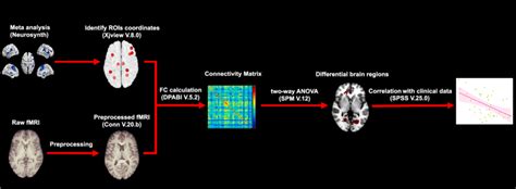 Flow Chart Of Resting State Fmri Data Processing And Analysis Step 1
