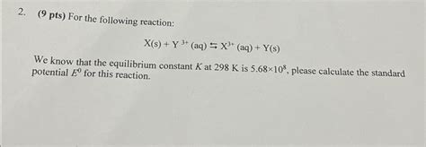 Solved Pts For The Following Chegg Com