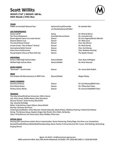 Resume Scott Willits