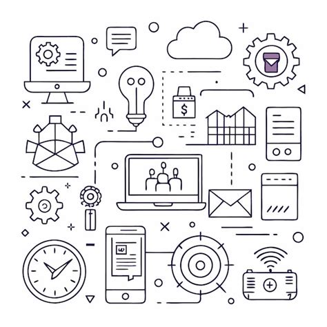 Optimize Business Processes With Automation Technology Premium Ai Generated Vector