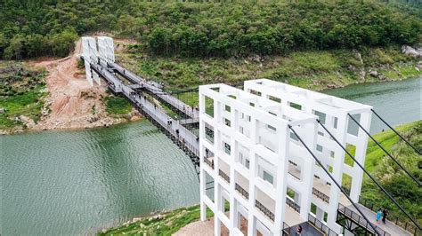 สะพานแขวนคู่รักดอยสะเก็ด คู่แรกของไทย มุมสูงจากโดรน Youtube