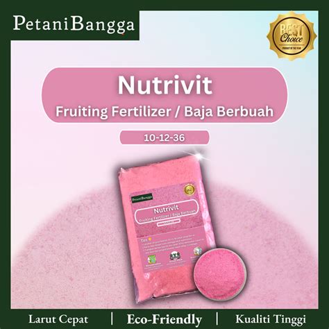 1kg Nutrivit 10 12 36 Fruiting Fertilizer Nutrivit 10 12 36 Baja