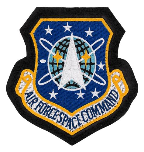 Air Force Space Command Patch With Hook Fastener Flying Tigers Surplus