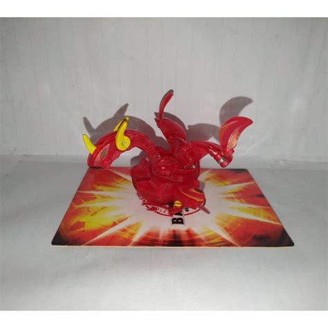 Bakugan Red Clear 3 Sided Bolts Hard To Bouncy Shopee Philippines