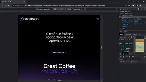 Github Marcoswodbarrosrocketcoffee My Tenth Challenge From Rocketseat