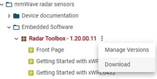IWR6843AOPEVM Where Is Latest Firmware Version 3 6 Sensors Forum Sensors TI E2E Support