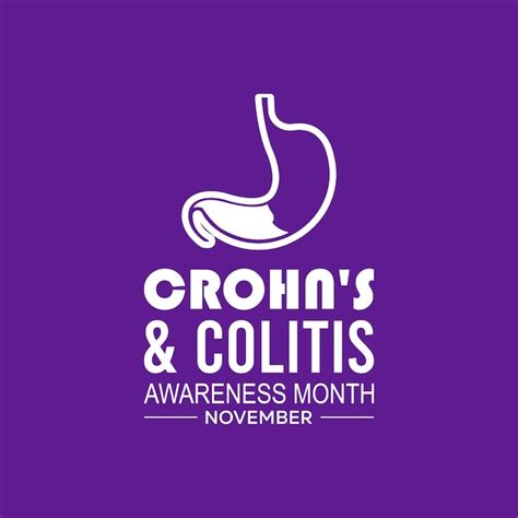 Premium Vector Crohns And Colitis Awareness Month Is Observed Every