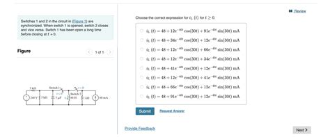 Solved Switches And In The Circuit In Figure Chegg Com