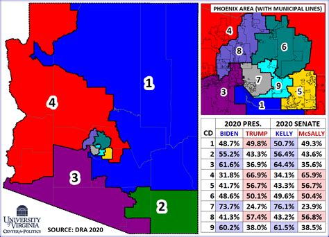 Arizona Voting Districts Map