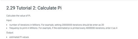 solved 2 29 ﻿tutorial 2 calculate picalculate the value of