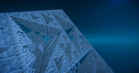 風景 Infinite Triangle In Minecraft🔺 Craftingcrazeのイラスト Pixiv
