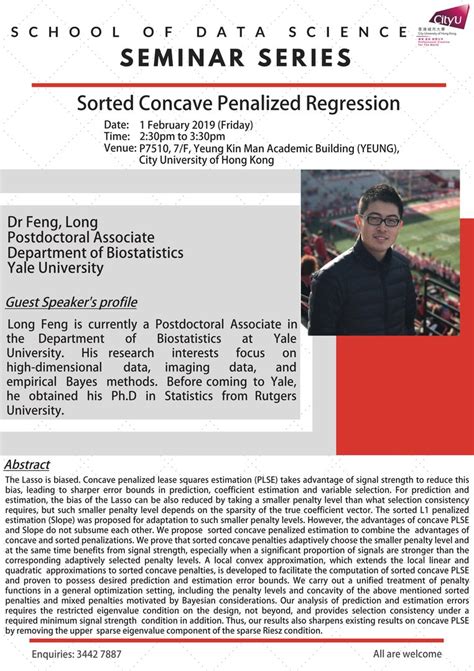 Sorted Concave Penalized Regression Department Of Data Science
