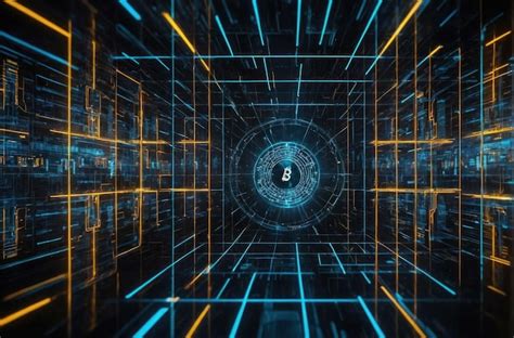 Premium Photo Futuristic Data Center Operations