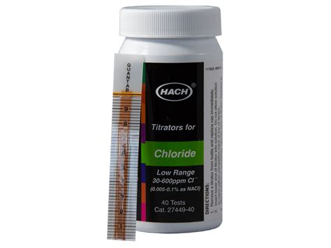 Chloride Quantab Test Strips 40 Test Strips Kta Gage