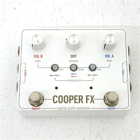 ジャンク Cooper Fx Signal Path Selector Audio Router ラインセレクター クーパーエフェクター