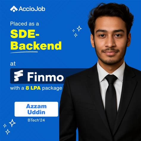 Acciojob Successstory Techjobs Campusplacements Acciojob