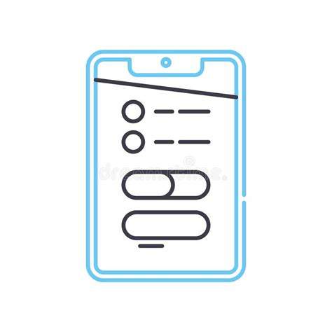 Ui Web Kit Line Icon Outline Symbol Vector Illustration Concept Sign