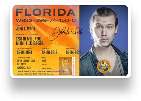 Redesign Florida Drivers License Acevedo Co