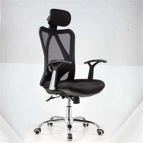 Mesh Back Office Chair With Ergonomic Lumbar Support For Boss Usage