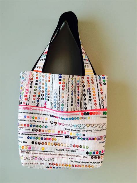 Diy Tote Bag With Button Embellishments