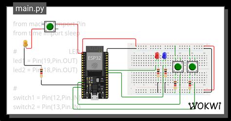 ใบงานที่ 2 การทดลอง 4 Wokwi Esp32 Stm32 Arduino Simulator