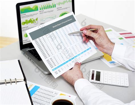 财务数据分析图片 包图网企业站