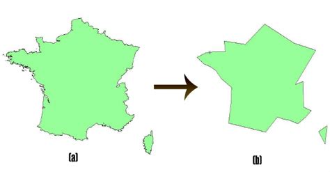 An Example The Shape Simplification Process Generalization Download Scientific Diagram