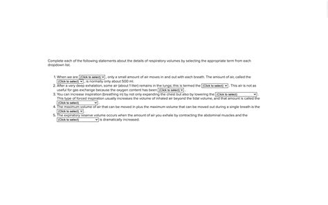 solved complete each of the following statements about the