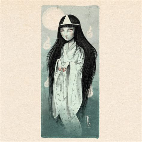 Art Print Yuki Onna The Snow Woman Yōkai In Japanese Folklore Mini Poster High Quality