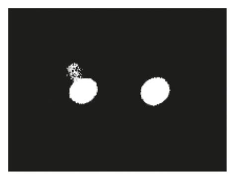 laser speckle segmentation effect under ghost imaging interference a