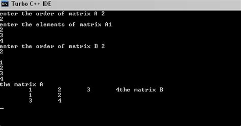 Programming In Cc Program To Use Pointer To Read The Matrix And Display