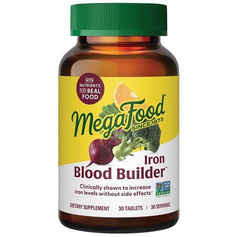 Megafood Blood Builder Iron Supplement Tablets Walgreens