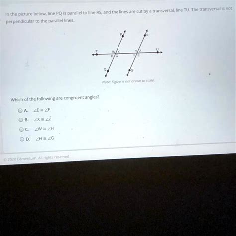 Parallel Lines With A Non Perpendicular Transversal