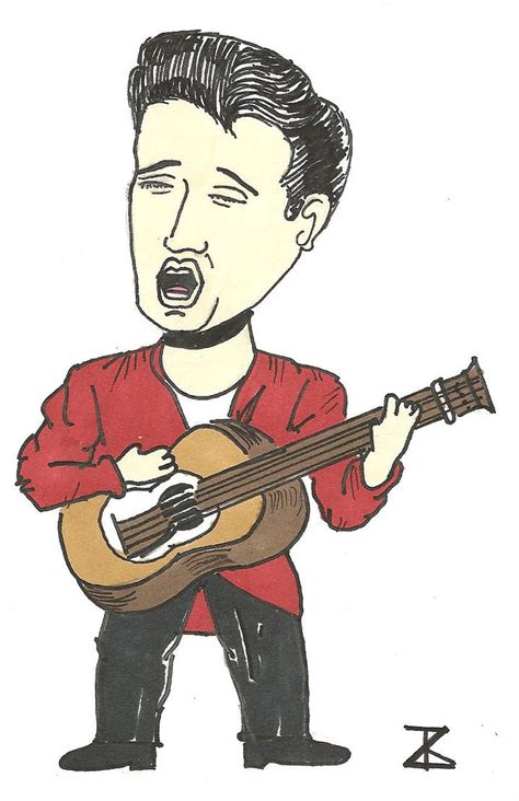 Elvis Cartoon Drawing Free Download On Clipartmag