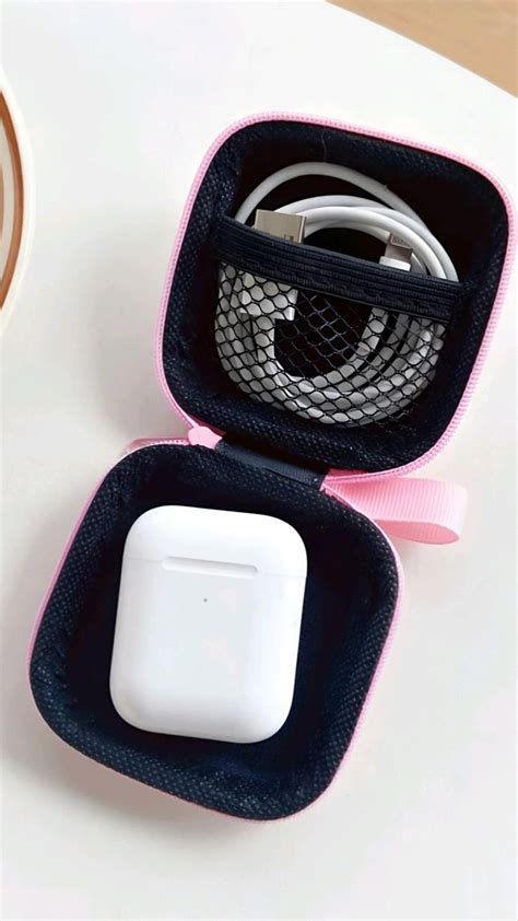 Cartoon Spongebob Kuromi Kirby Pu Square Headset Data Cable Storage Bag Mini Wallet Backpack