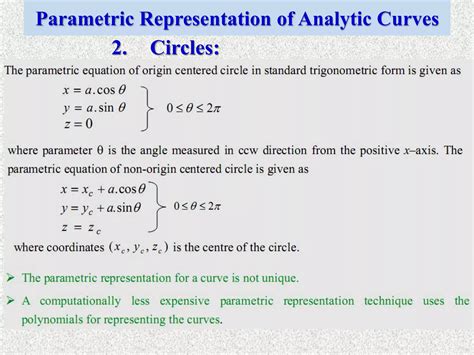 Part 4 Types And Mathematical Representations Of Curves Pptx 3 D