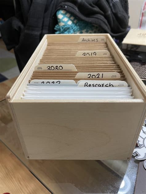 Field Notes Archiving Rfieldnuts